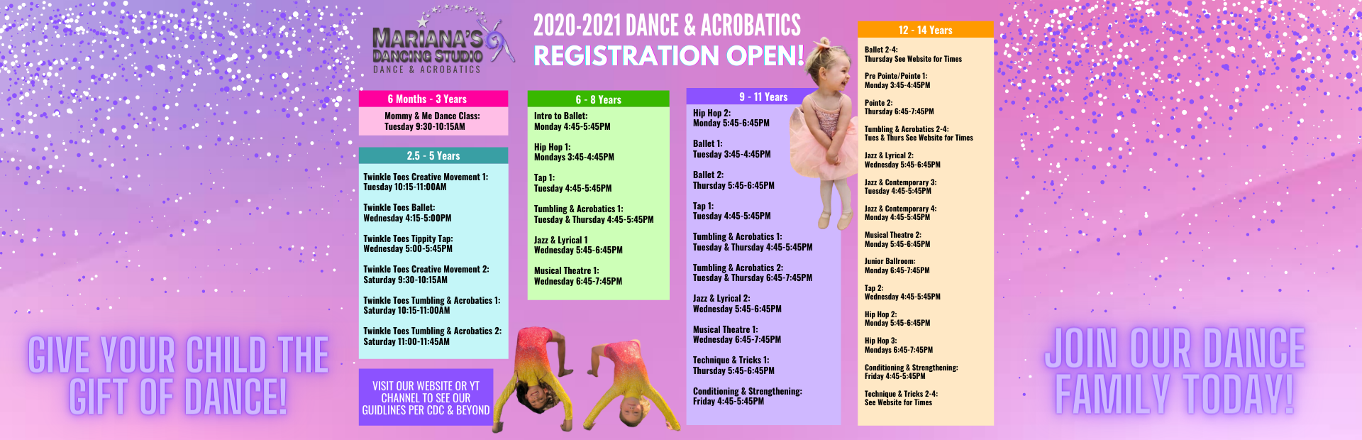 Mariana's Dancing Studio | Tap, Jazz, Ballet, Hip Hop, Lyrical, Acro ...